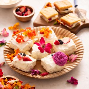 Low Carb Berry Chantilly Cakes Recipe | @Atkins