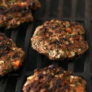 Keto Beef Burger with Feta and Tomato Recipe | @Atkins