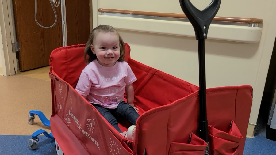 Starlight Kid Emma Flies in Starlight Radio Flyer Hero Wagon ...