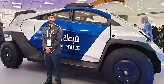Abu Dhabi Police Launches Next-Generation Autonomous Patrol Vehicle at ...