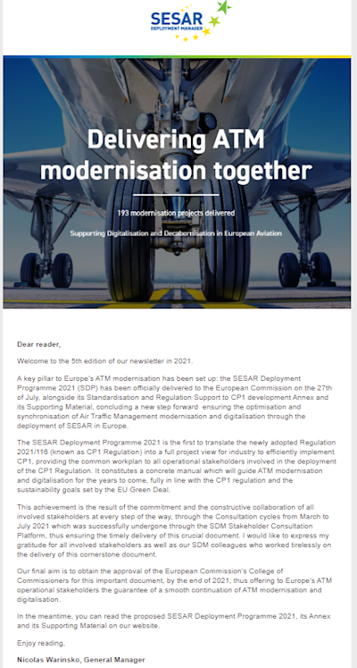 EUROCONTROL - Implementing Partners - SESAR Deployment Manager | SESAR DM
