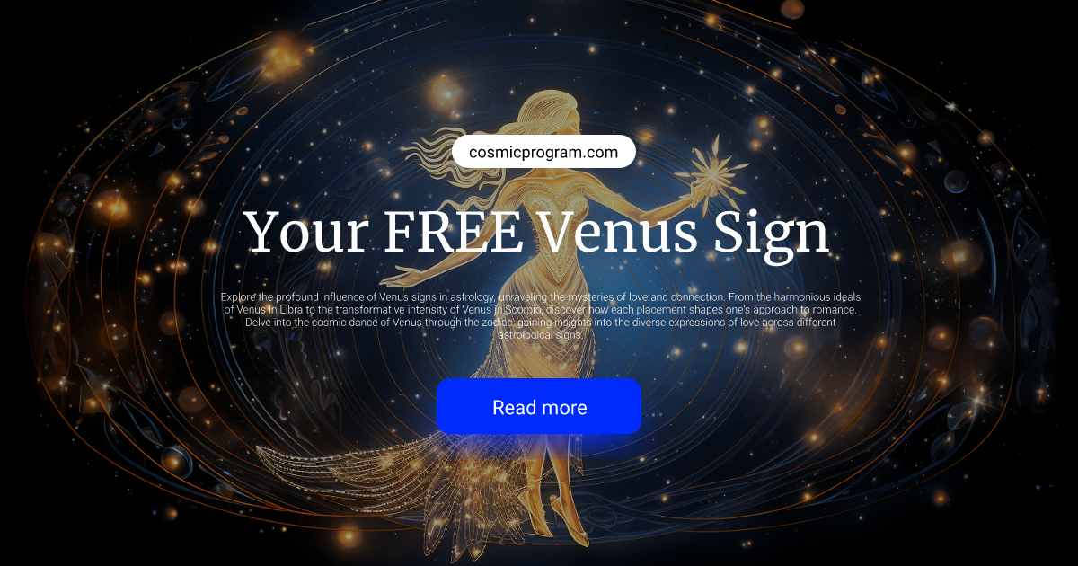 Your FREE Venus Sign