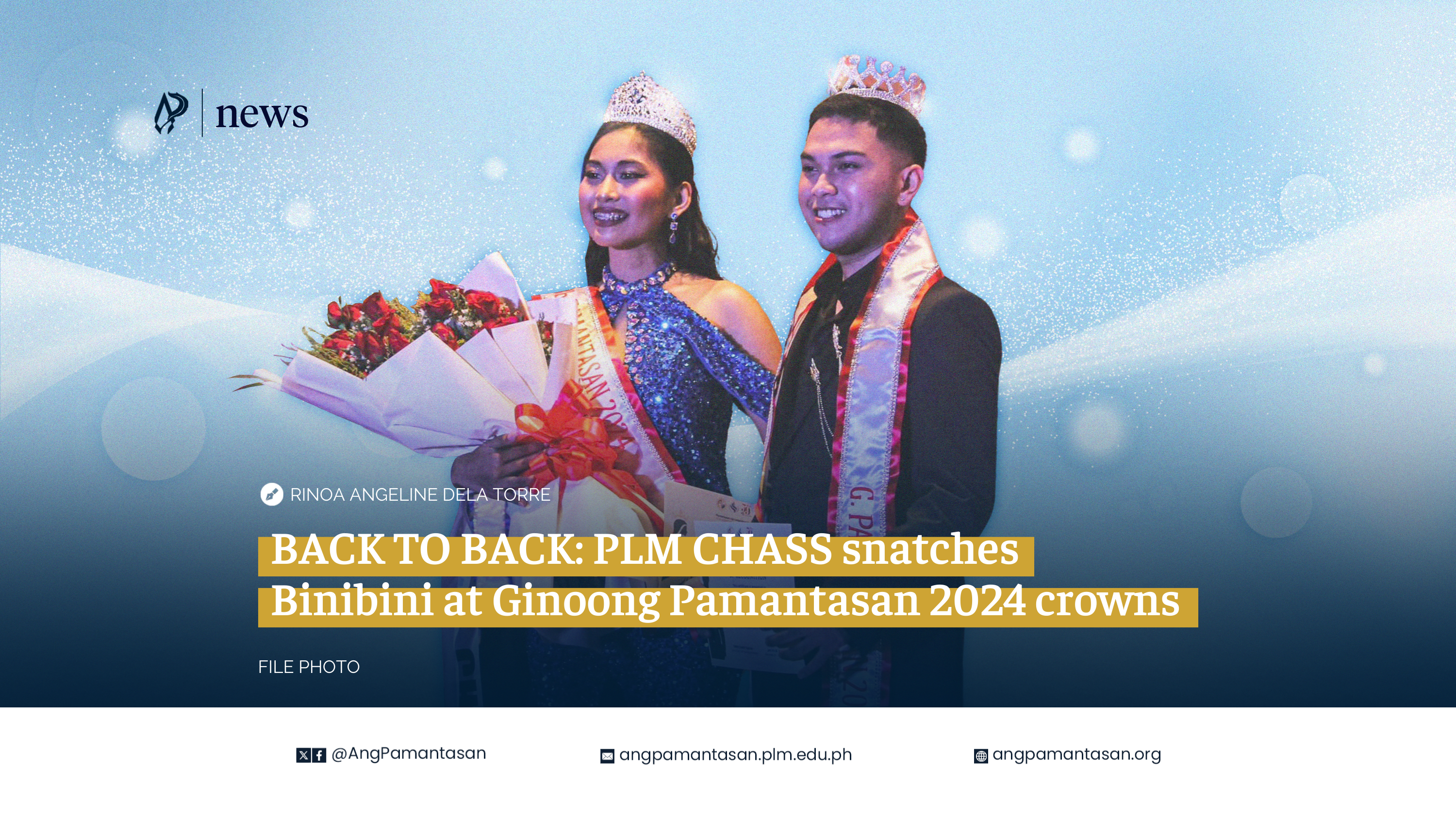 PLM CHASS snatches Binibini at Ginoong Pamantasan 2024 crowns