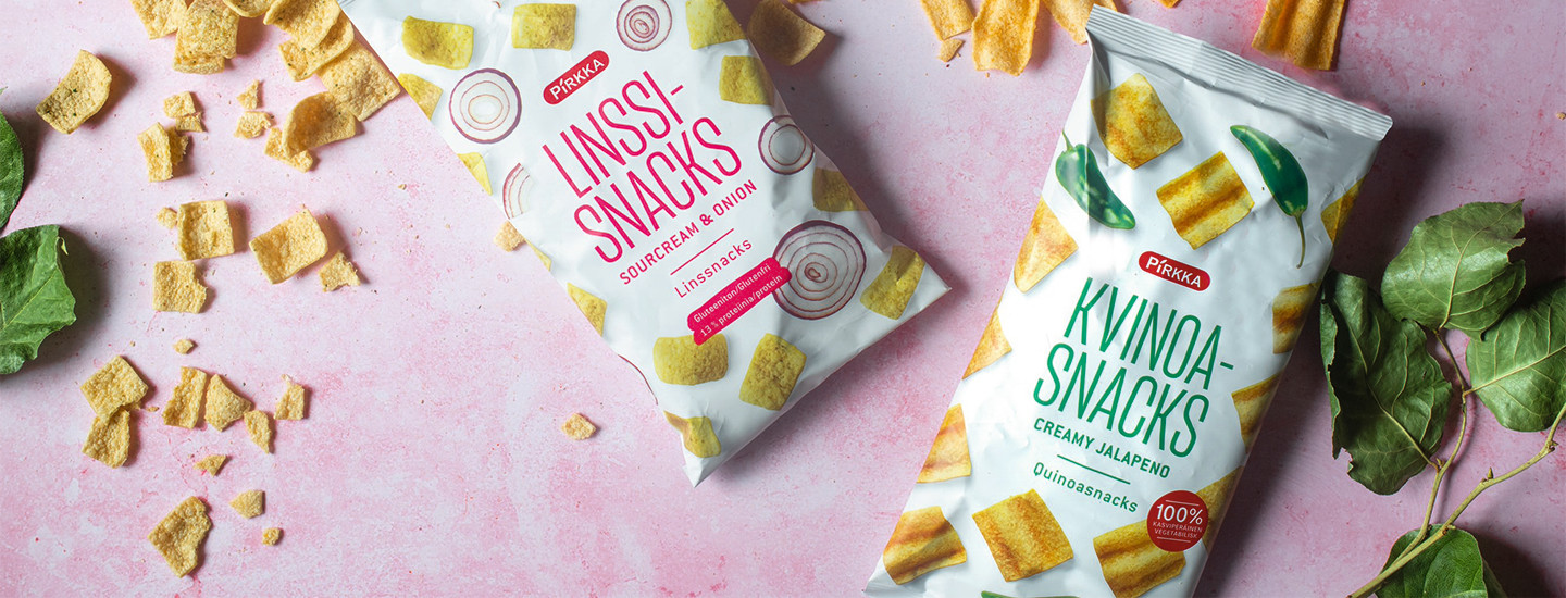 Pirkka snacksit: uutuudet ja uudistuneet tuotteet – K-Ruoka