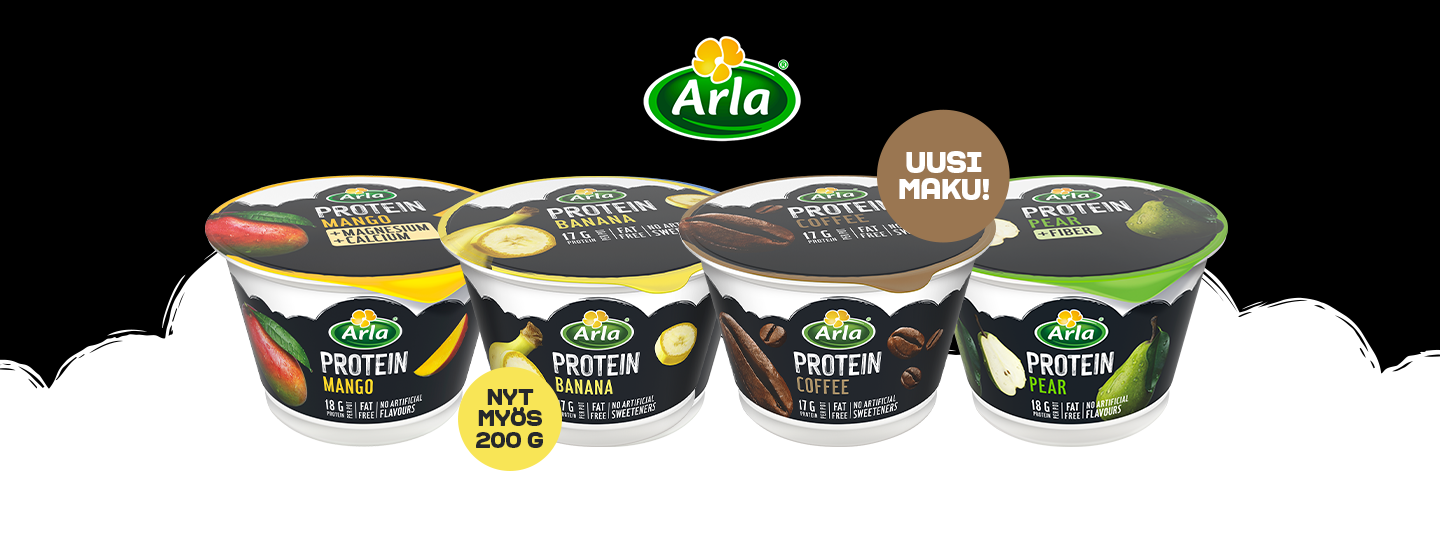 Arla Protein -rahkojen avulla jaksat aina yhden askeleen tai toiston ...