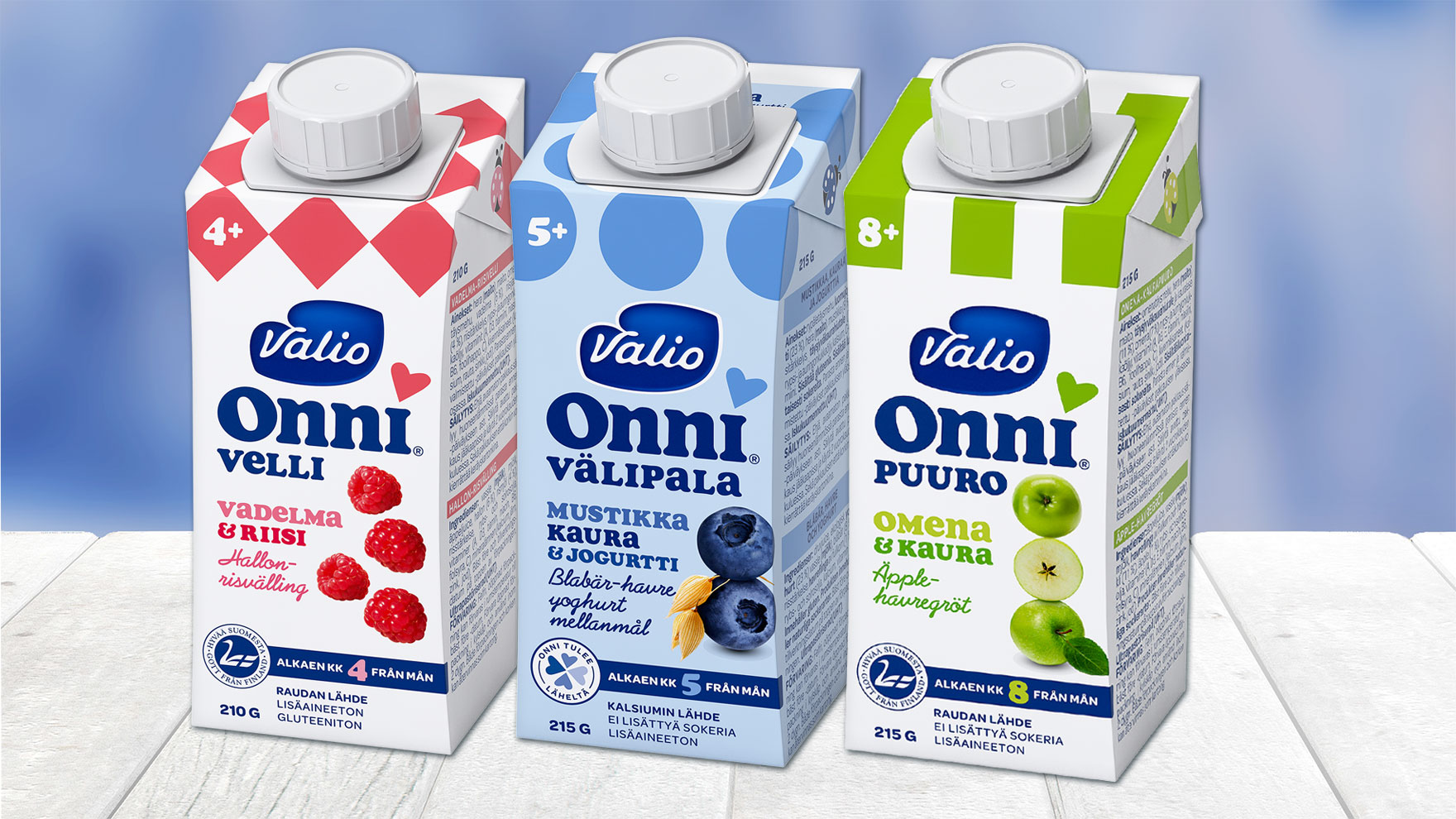 Lastenruoat tulevat läheltä | Valio Onni – K-Ruoka