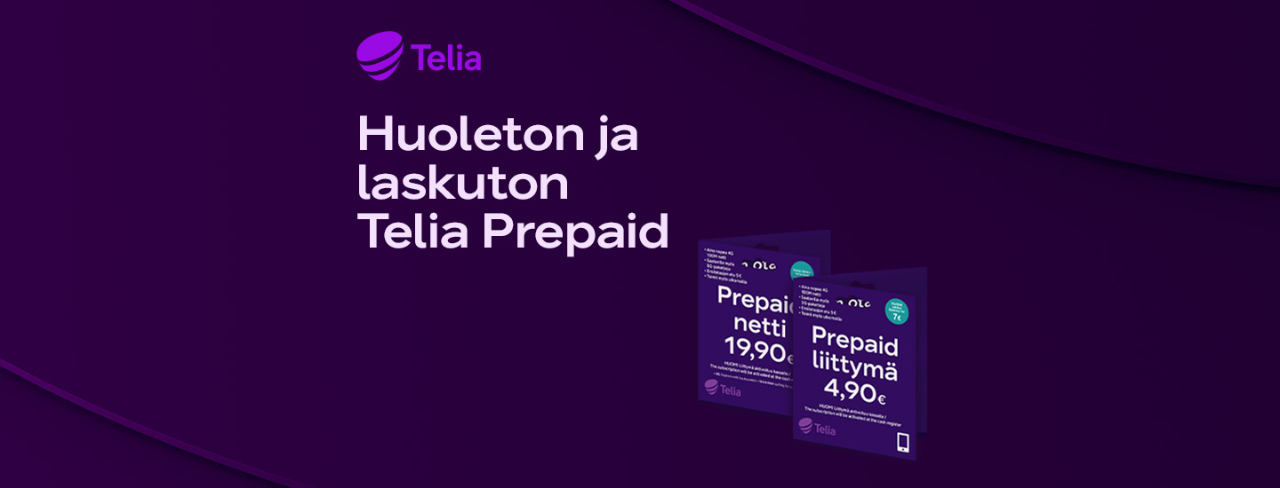 Telia Prepaid-liittymä K-ruokakaupoista | K-Ruoka
