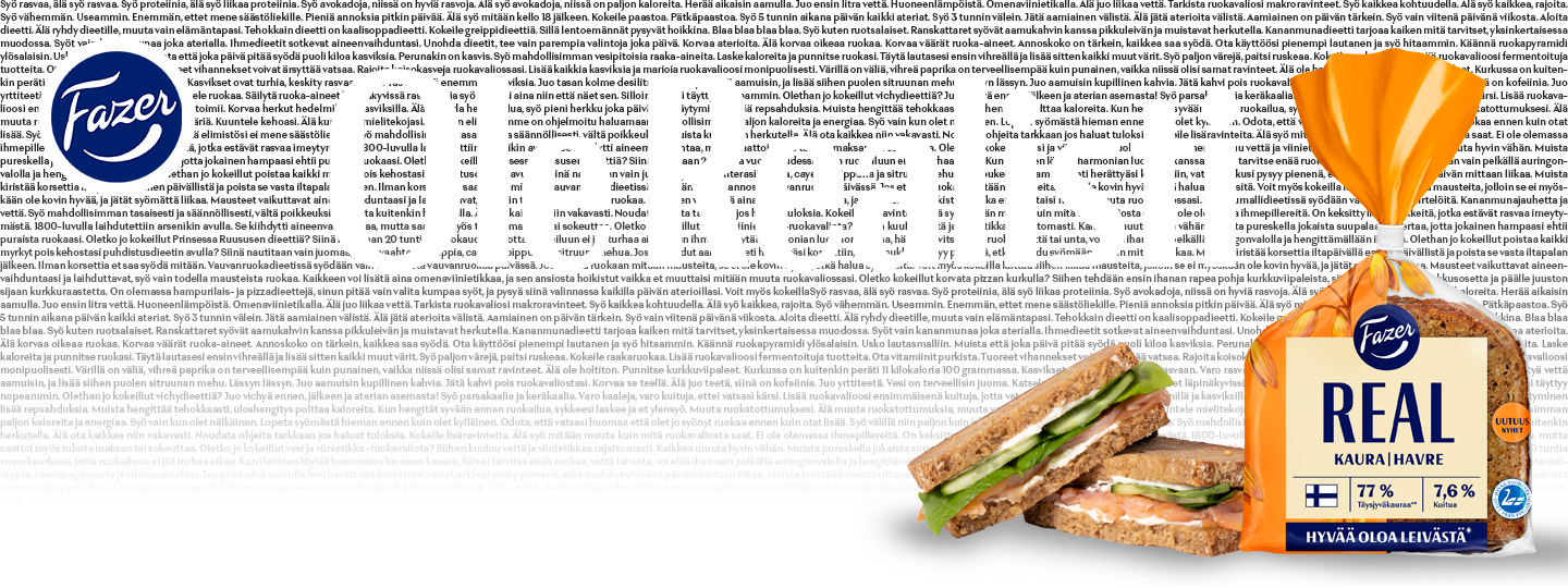 Ole Realisti ja valitse uutuusleipä Fazer Real Kaura | Uutuus 2020 | K ...