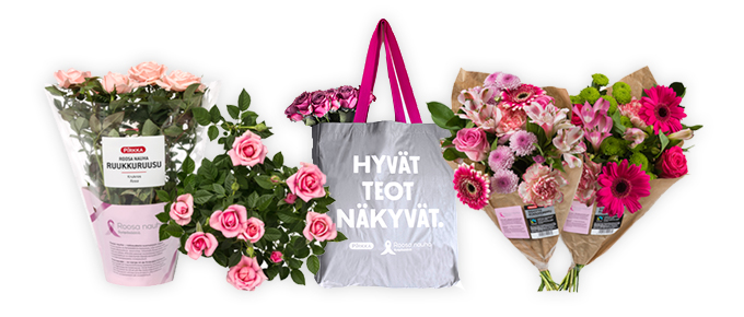 K-ruokakaupat jälleen mukana Roosa nauha-keräyksessä | Roosa nauha 2019 – K-Ruoka