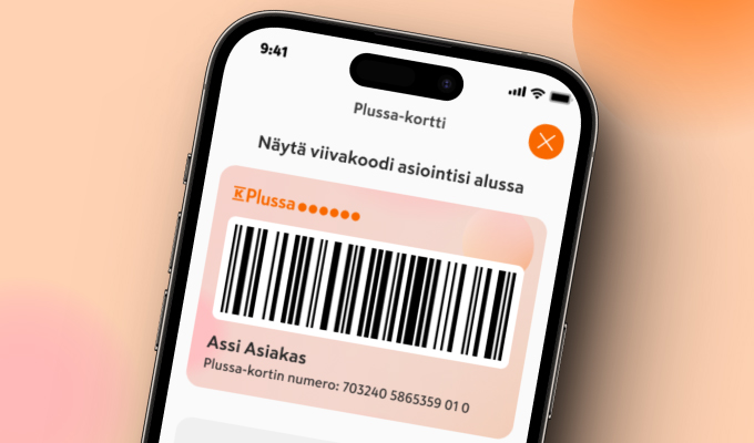 Plussa-kortti | K-Ruoka-sovellus | K-Ruoka