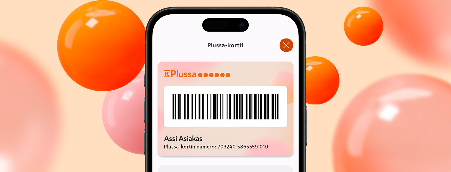 Plussa-kortti | K-Ruoka-sovellus | K-Ruoka