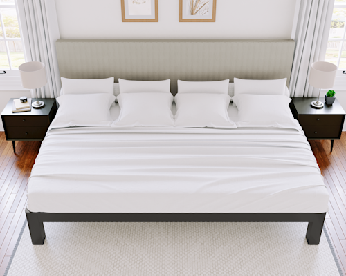 Florida King Bed | 108″ × 80″ Oversized Luxury Platform Bed ...