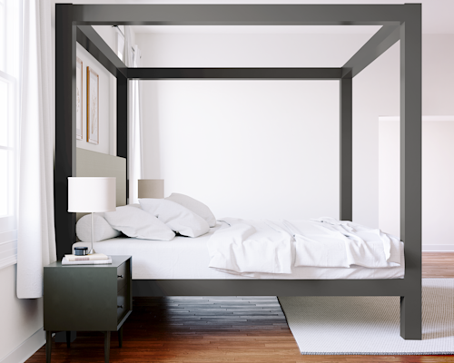 Alberta King Canopy Bed | Oversized Luxury With Balanced Comfort ...