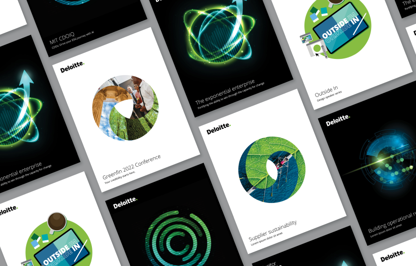 Deloitte hero imagery | Kaylee Davis | Graphic Designer