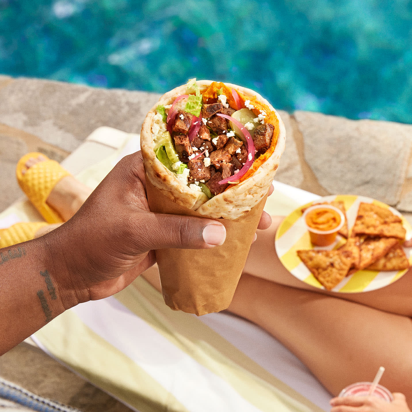 Steak + Feta Pita | CAVA