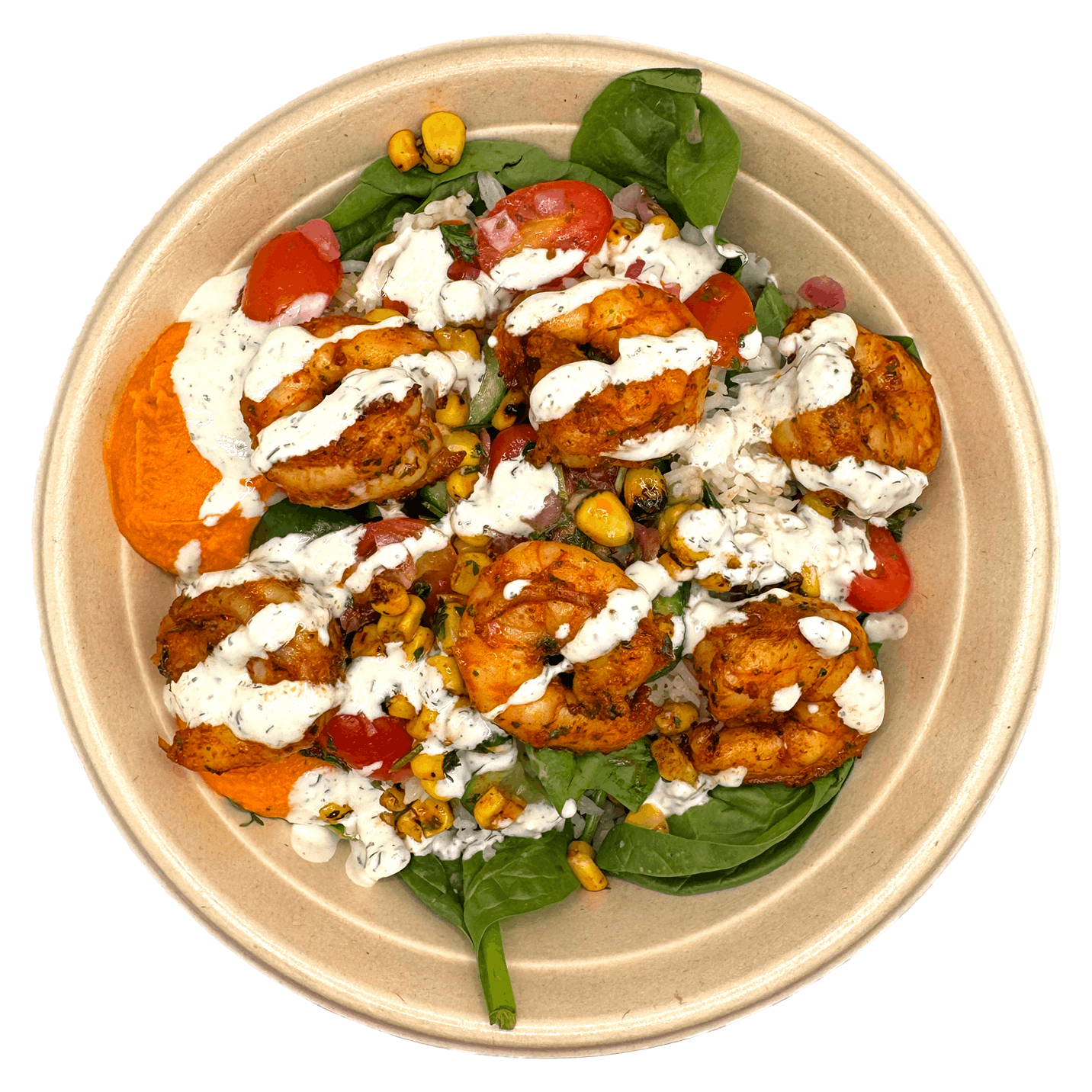 Shrimp + Red Pepper Hummus | CAVA