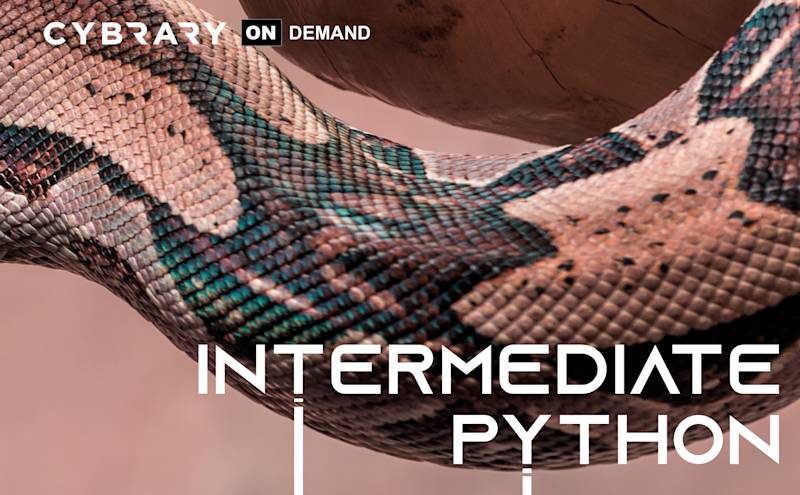 Intermediate Python Course Online Training Cybrary