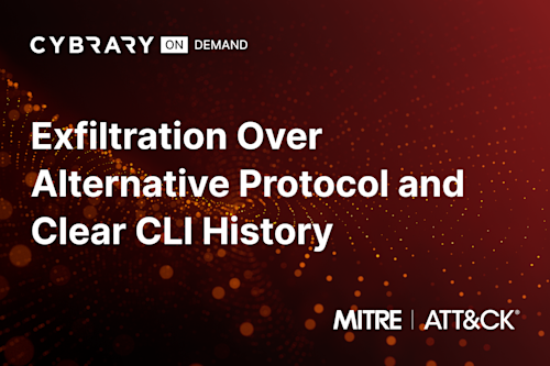 Exfiltration Over Alternative Protocol and Clear CLI History | Cybrary
