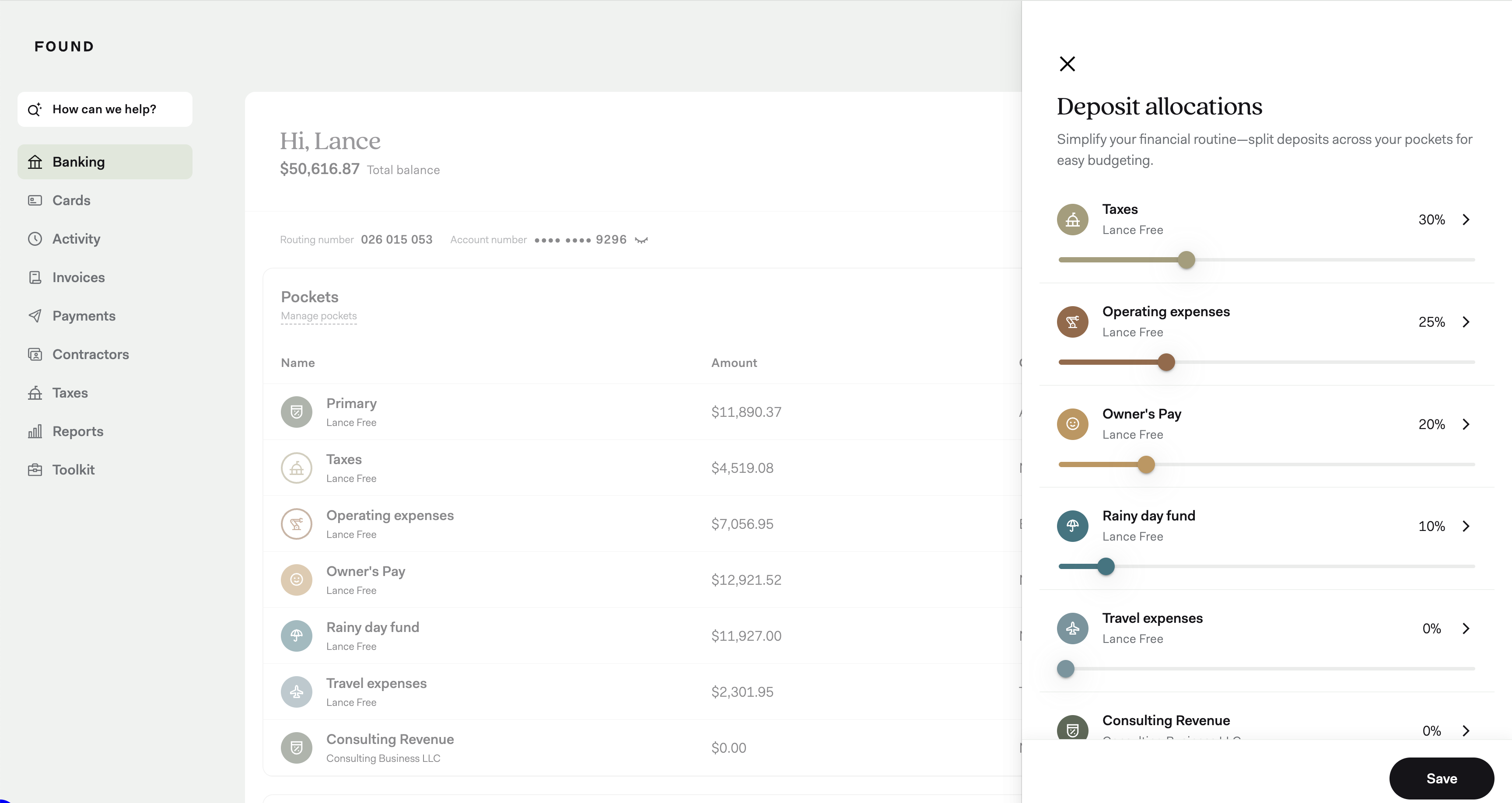 Found | How to build a budget based on cashflow with Pockets and ...