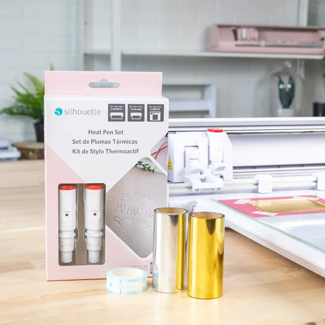 Silhouette Heat Pen Set - What is it and how to gild with a plotter ...