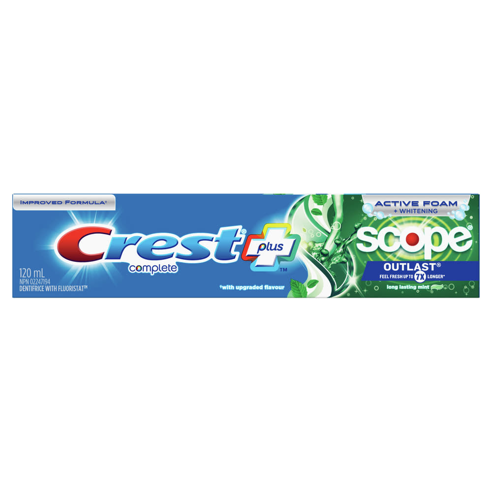 Crest Complete Whitening + Scope Toothpaste | Crest CA