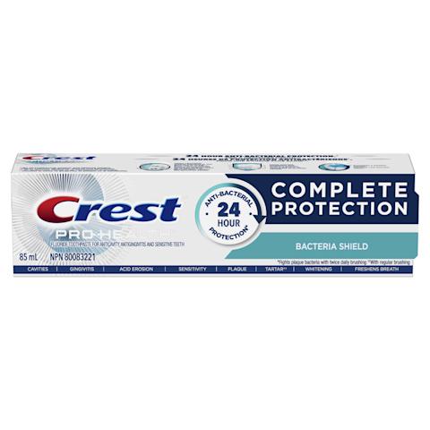 Crest Pro-Health Complete Protection Toothpaste, Bacteria Shield, 85 mL