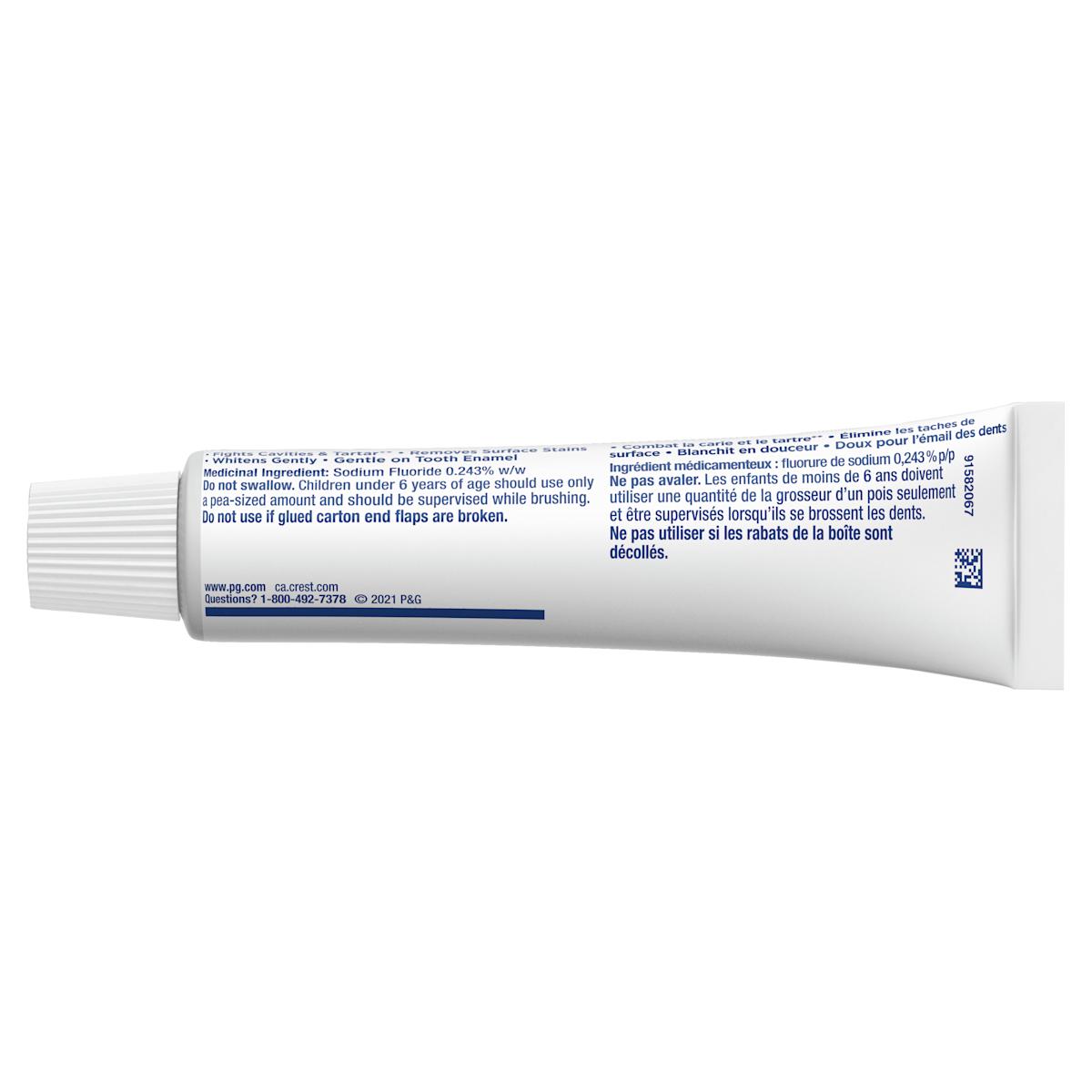 Complete Extra Whitening Clean Mint Toothpaste | Crest CA