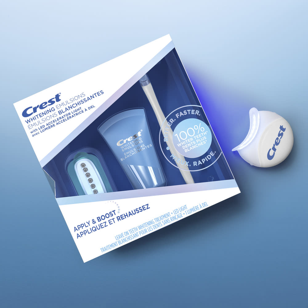 Crest Whitening Emulsions Leave-on Teeth Whitening Kit With Led Light