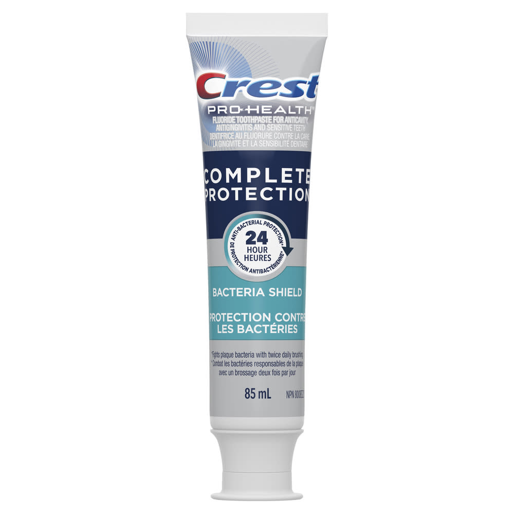 Crest Pro-Health Complete Protection Toothpaste, Bacteria Shield, 85 mL