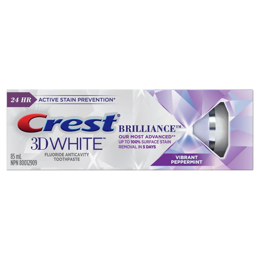 3D White Brilliance Vibrant Peppermint Toothpaste | Crest CA