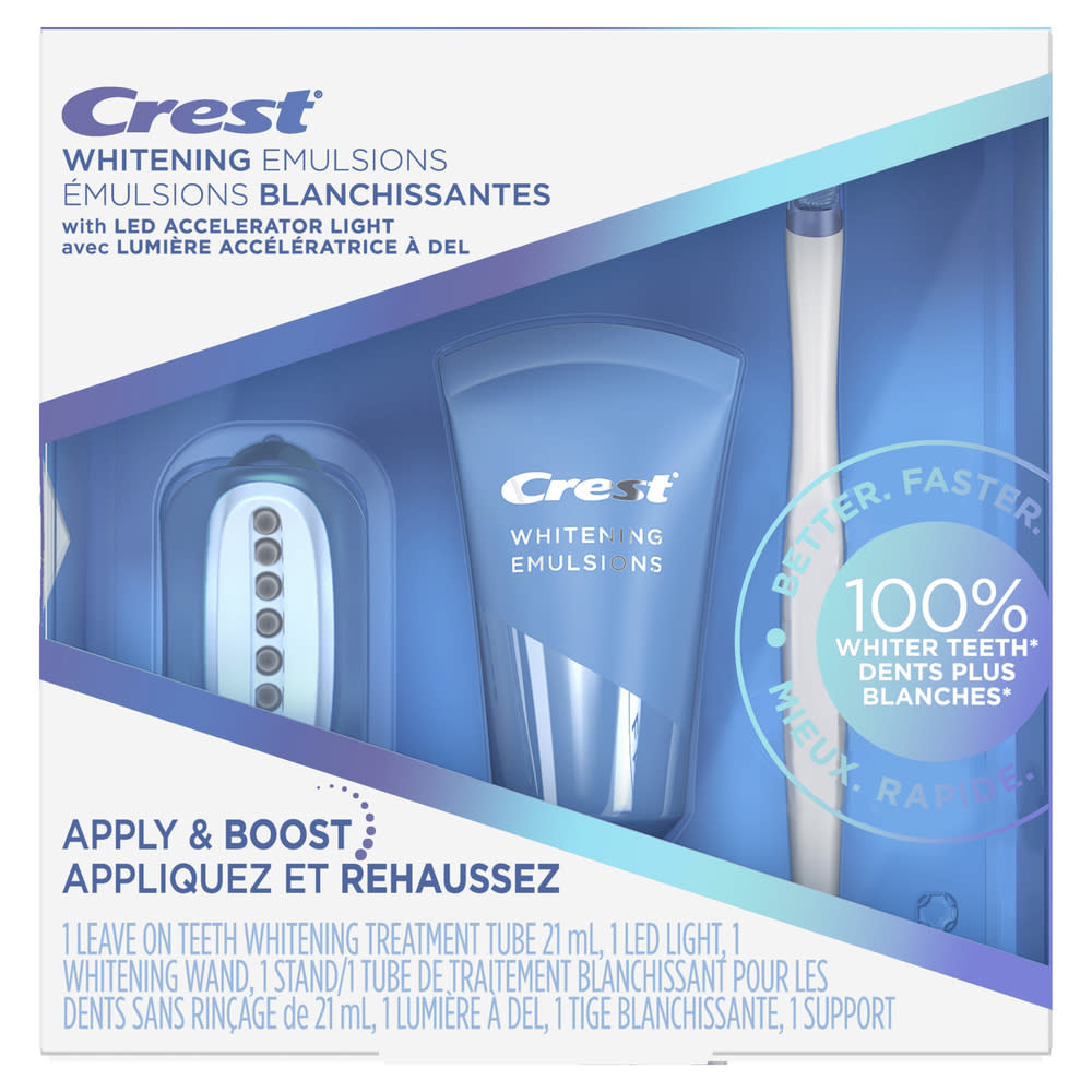 Crest Whitening Emulsions Leave-on Teeth Whitening Kit With Led Light