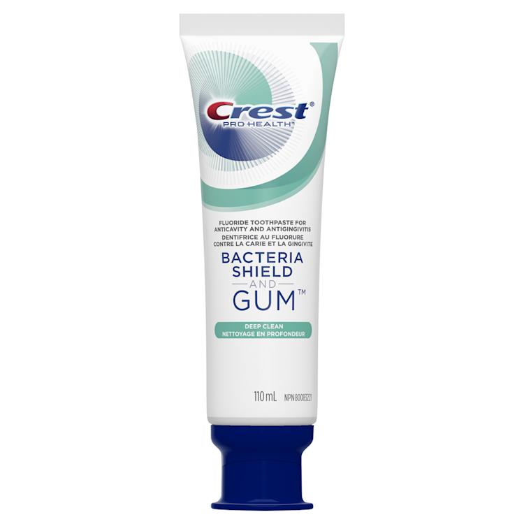 Crest Bacteria Shield & Gum Anticavity Fluoride Toothpaste (110 mL)