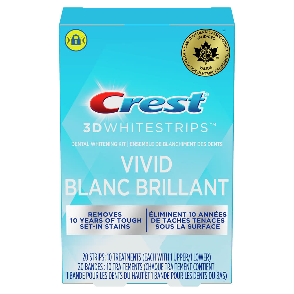 3D White Whitestrips Vivid | Crest CA