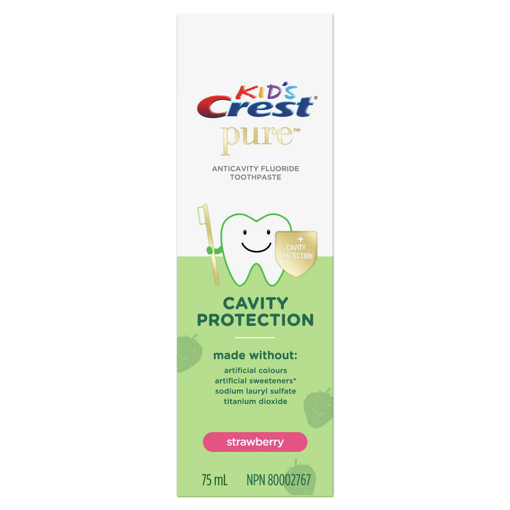 Crest Pure Cavity Protection Kids Toothpaste with Fluoride Anti-Cavity ...