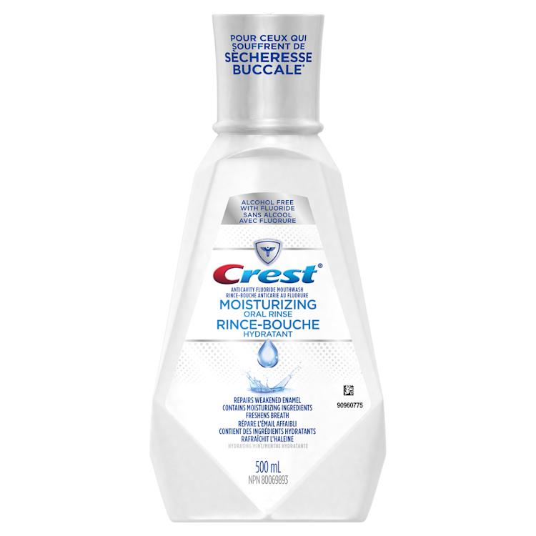 Rince-bouche hydratant et anticarie au fluorure|Crest CA