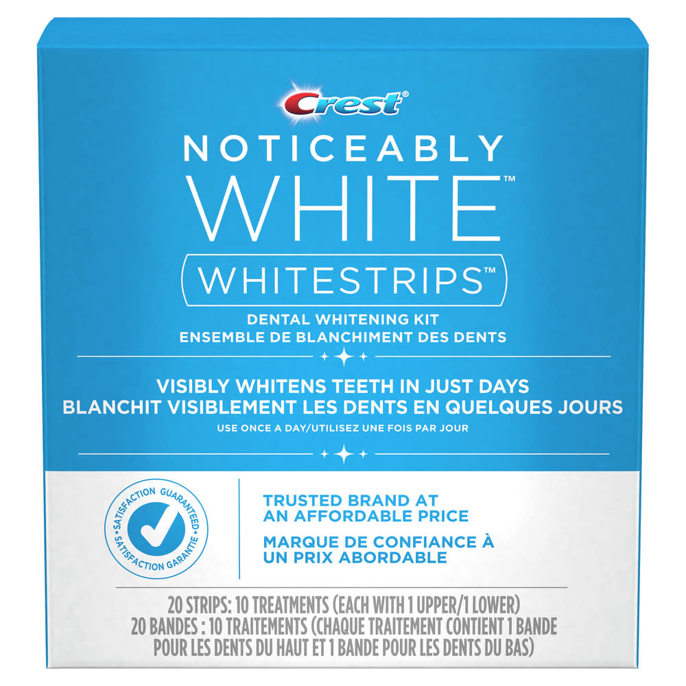 3D White Whitestrips Noticeably White | Crest CA