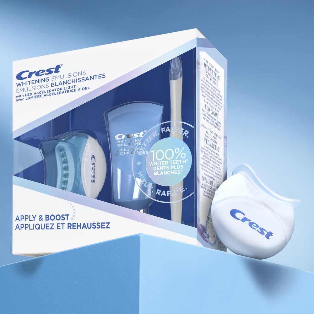 Crest Whitening Emulsions Leave-on Teeth Whitening Kit With Led Light