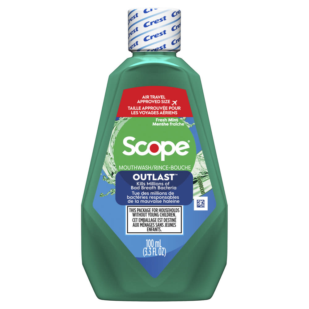 Scope Outlast Peppermint Mouthwash | Crest CA