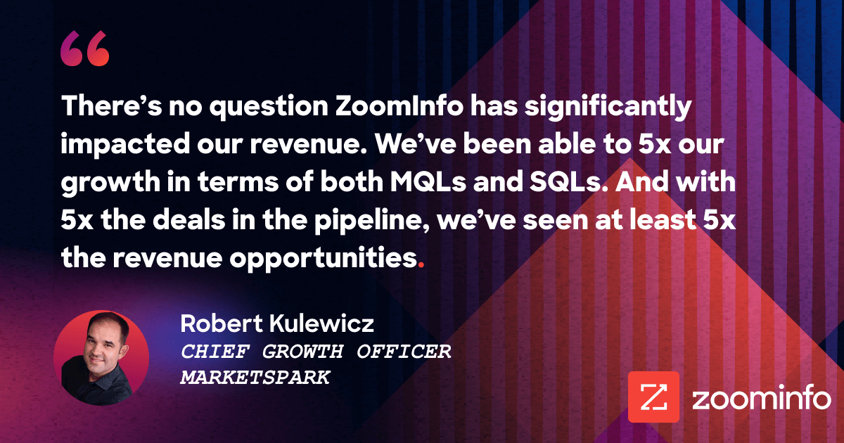 5x Revenue Opportunities with ZoomInfo Data Cube: MarketSpark Case Study