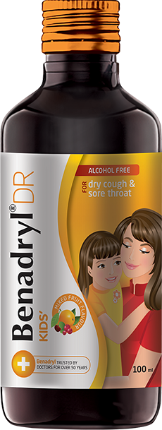 India's leading children's cough syrup - Benadryl® DR Kids