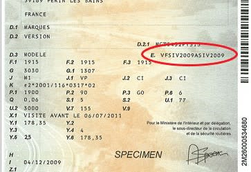 Numéro VIN carte grise : a quoi sert il et où le trouver