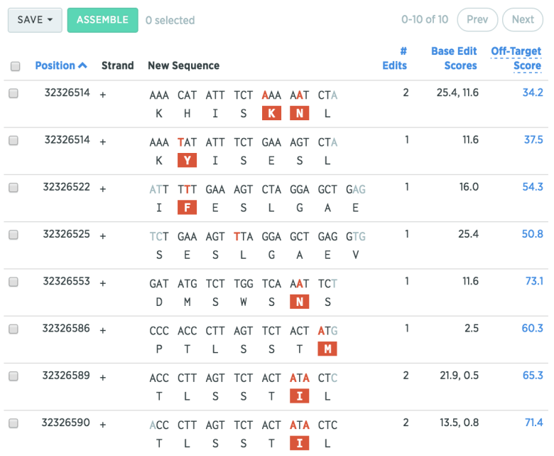 Edit single bases with Benchling!