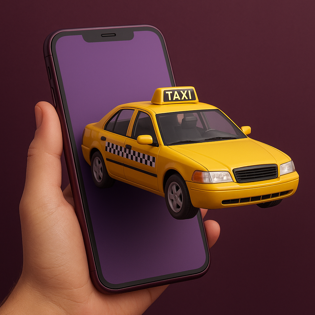 Your taxi app from scratch. We develop your own application.