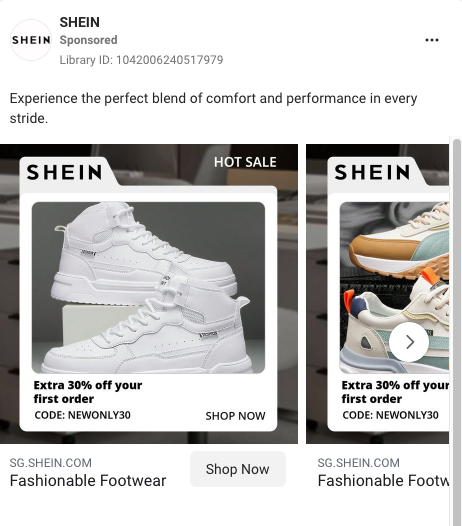 Shein Instagram Ads - What eCommerce Brands Can Learn