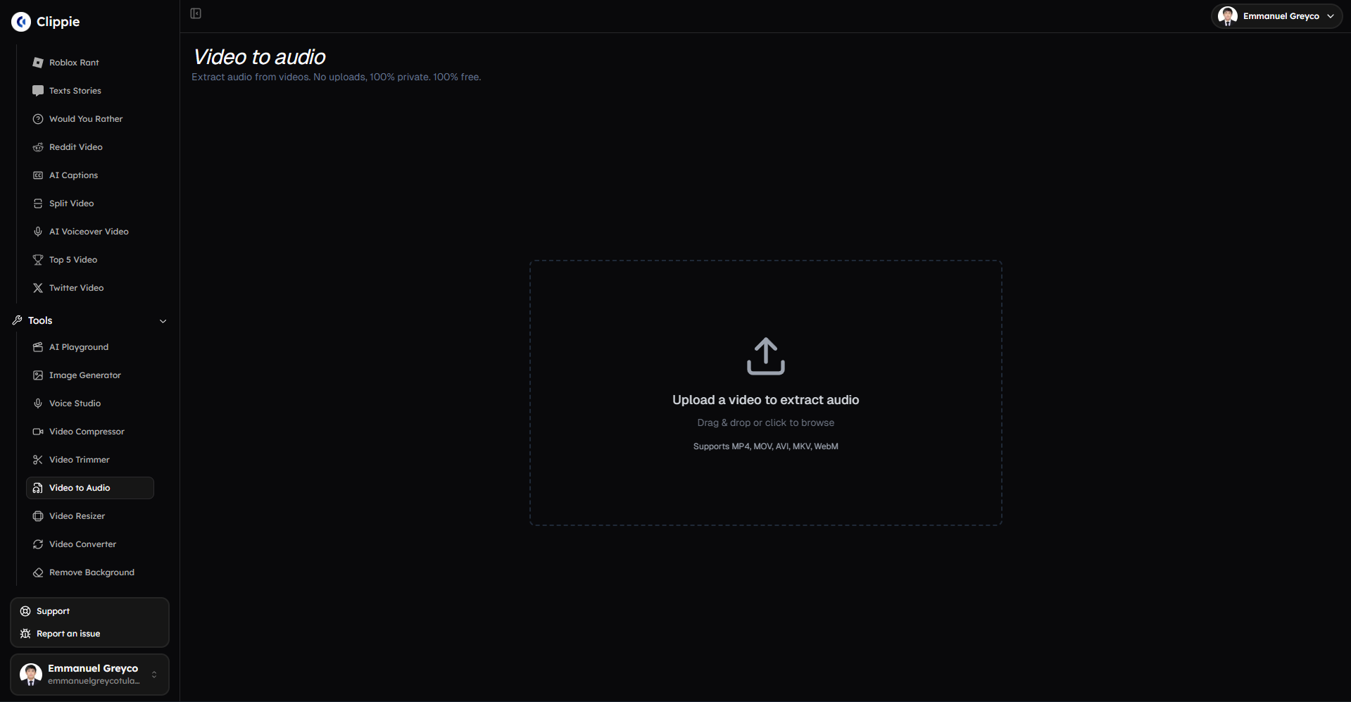 How to Convert Video to Audio with Clippie AI (2026 Guide)