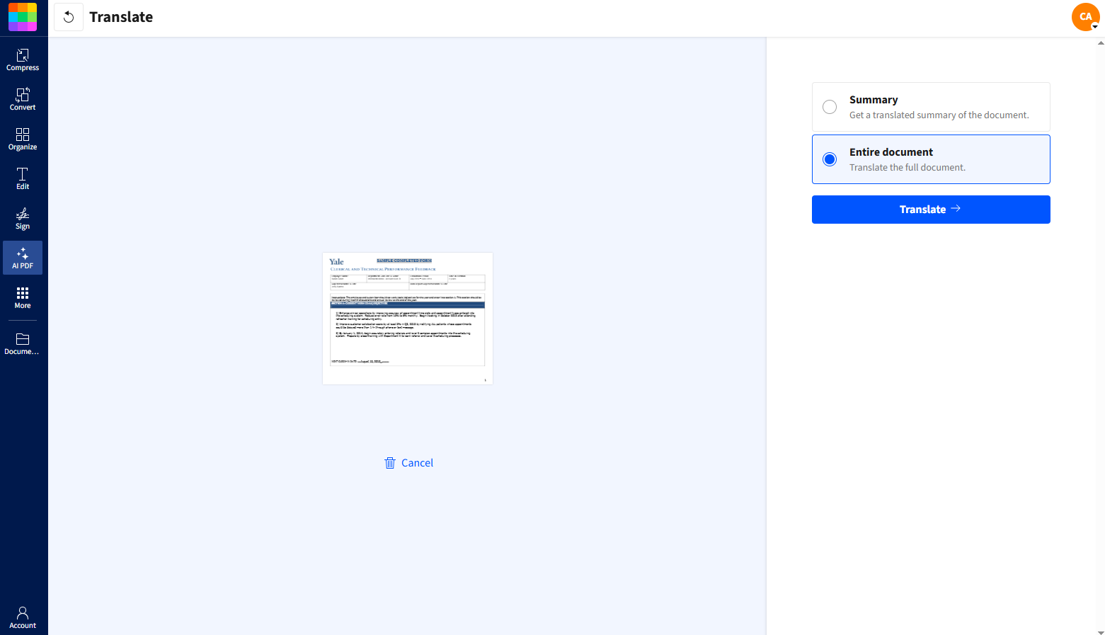 Can You Use AI to Translate Documents for Visa Applications? | Smallpdf