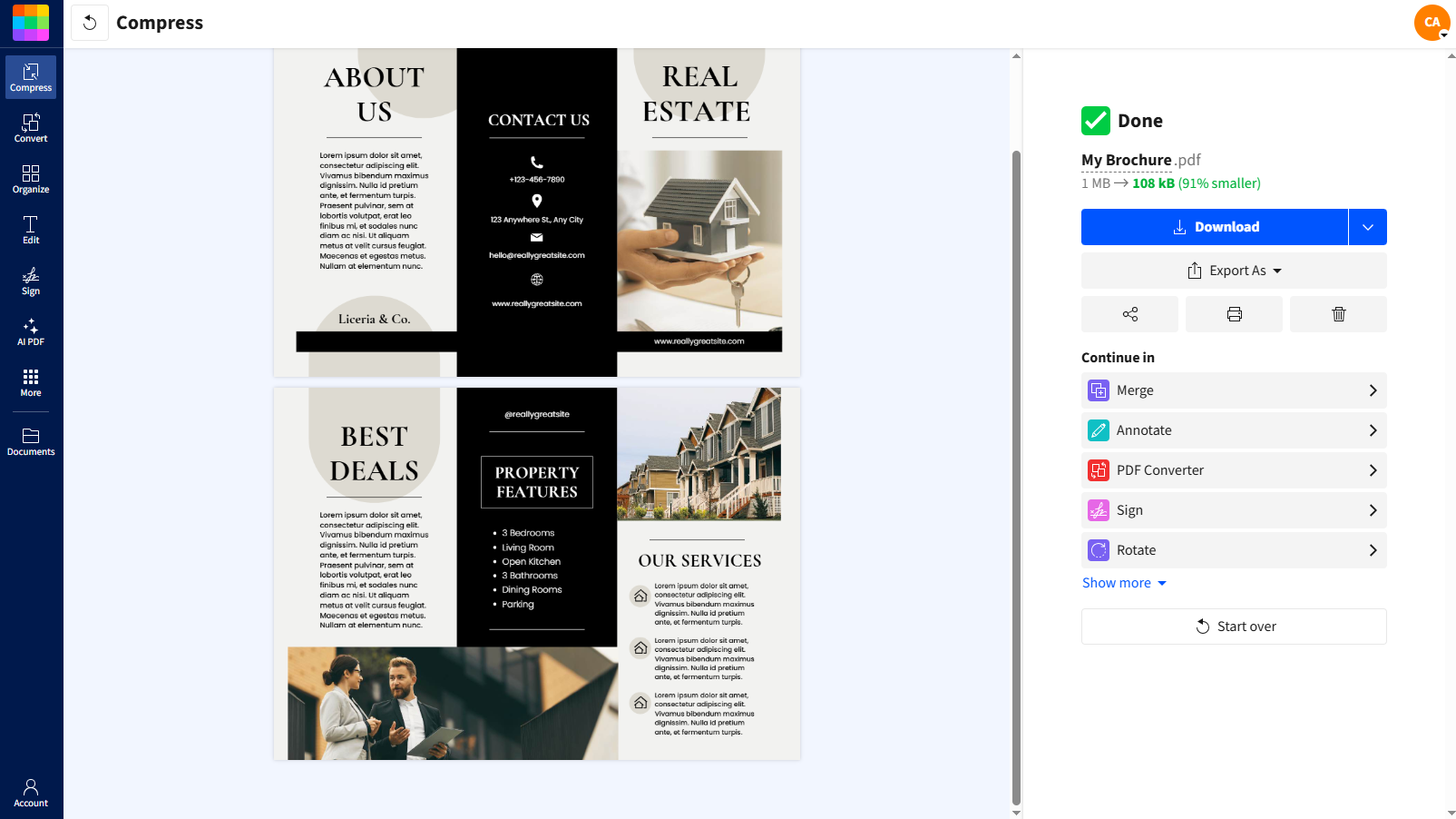 Is Flattening a PDF the Same as Compressing It? | Smallpdf