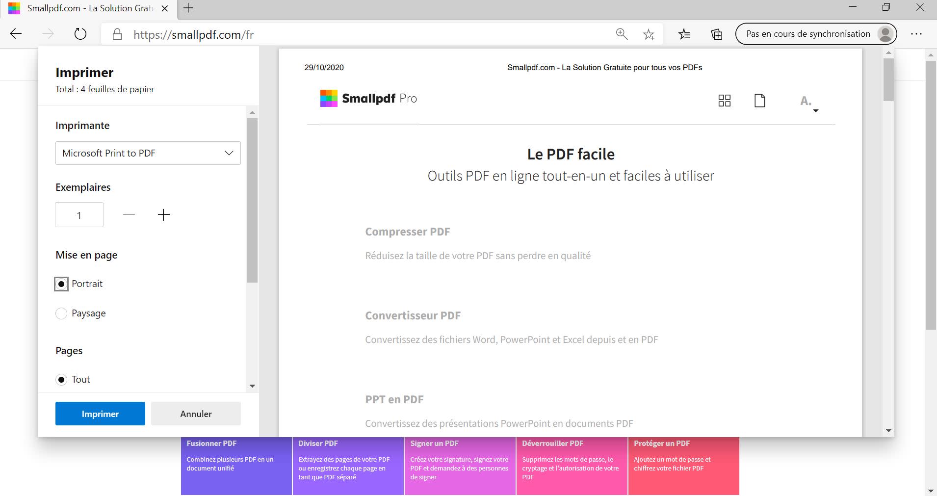 Comment Enregistrer Une Page Internet En Format PDF | Smallpdf