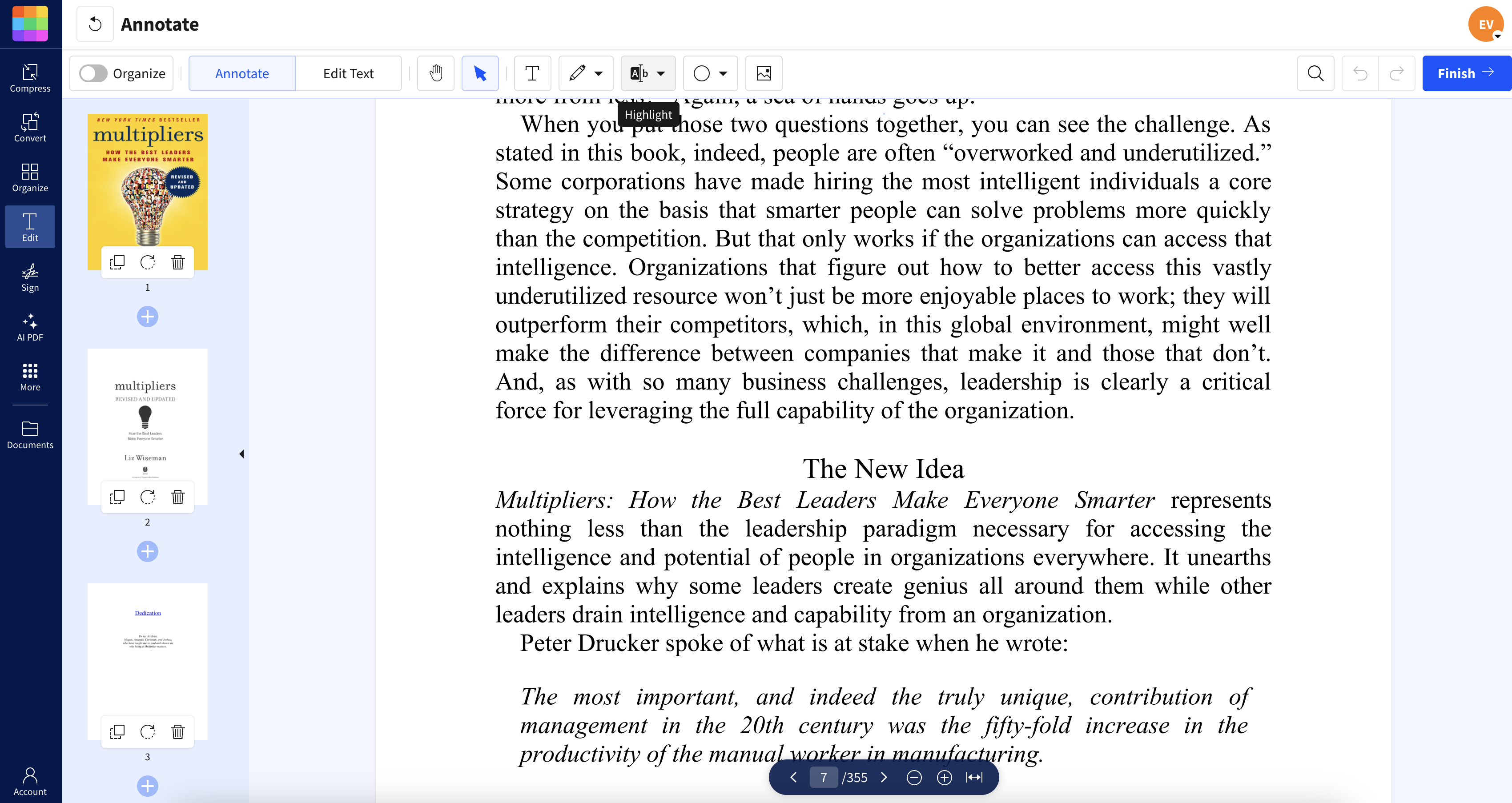 How to Strikethrough Text in a PDF: A Simple Guide | Smallpdf