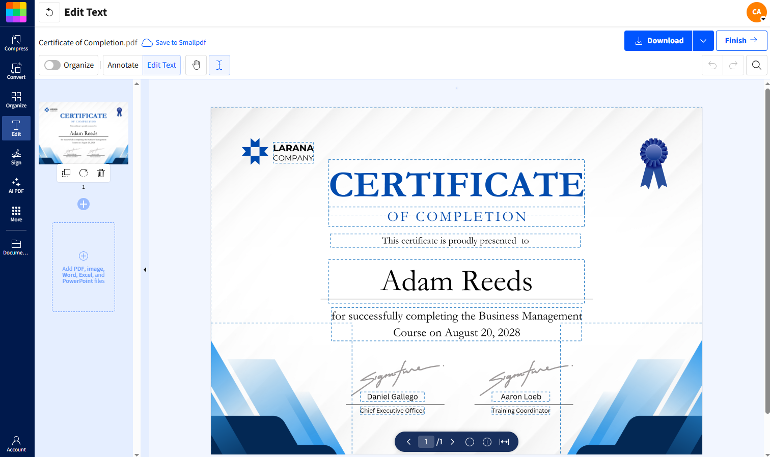 What Font Is Best for PDF Certificates? | Smallpdf